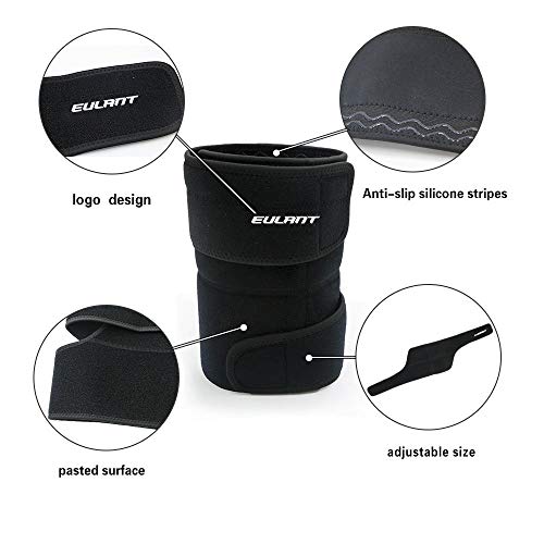ONTYZZ Adjustable Thigh Brace Support Thigh Compression Recovery Sleeve Compression Support Wrap for Basketball Volleyball Cycling Running and Sports Recovery