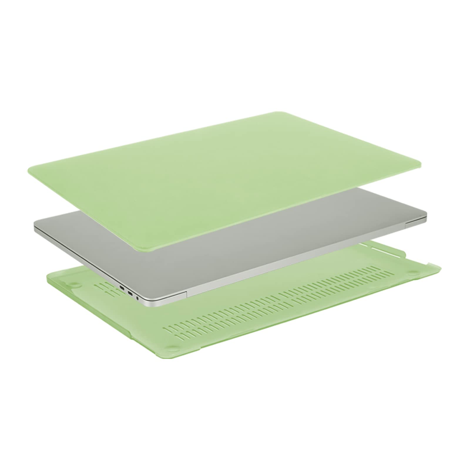 MOSISO Compatible with MacBook Pro 16 inch Case 2020 2019 Release A2141 with Touch Bar Touch ID, Protective Plastic Hard Shell Case & Keyboard Cover & Screen Protector & Storage Bag, Avocado Green