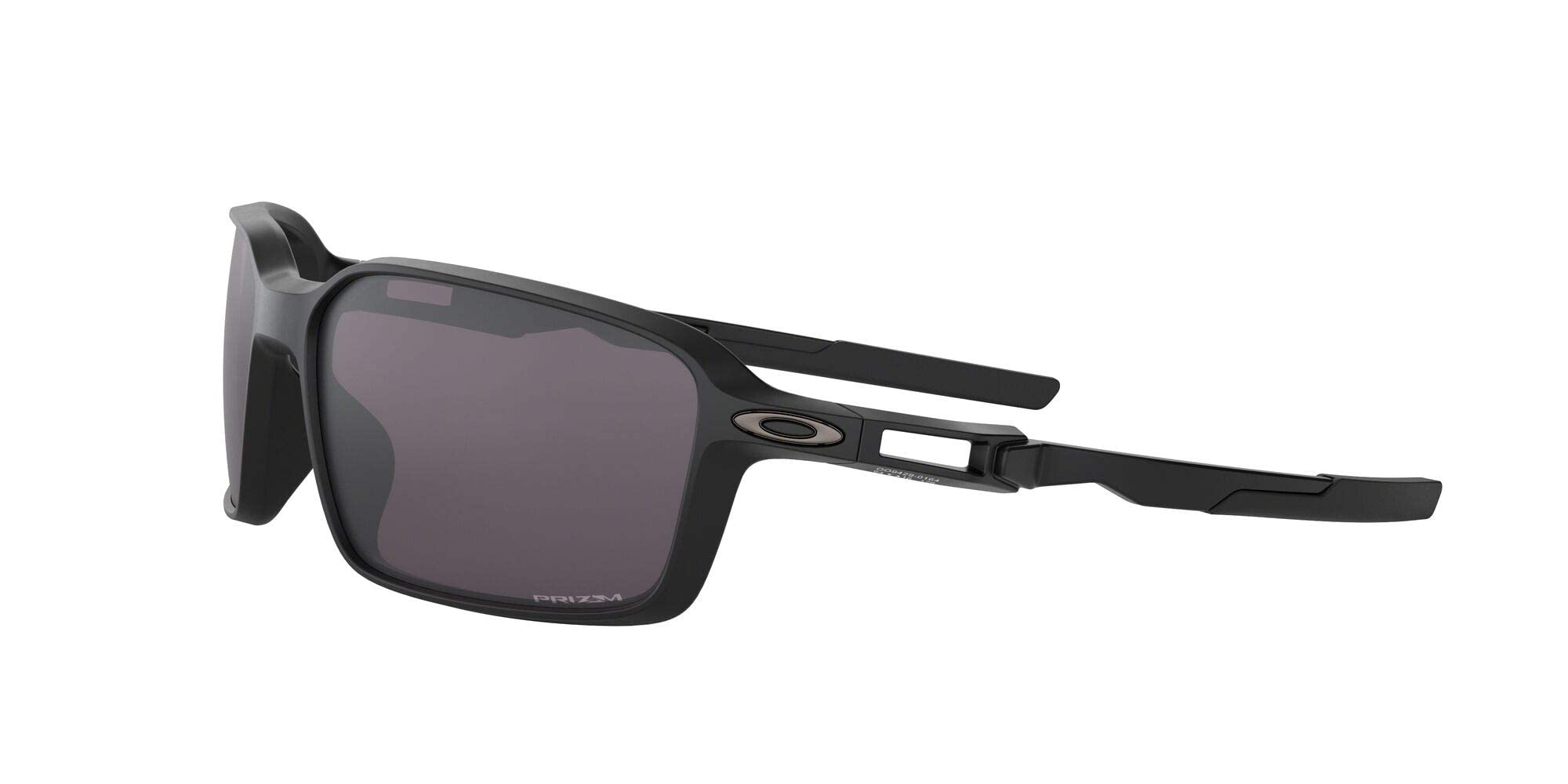 Oakley Men's Oo9429 Siphon Round Sunglasses, Crystal Black/Prizm Ruby Polarized, 64 mm