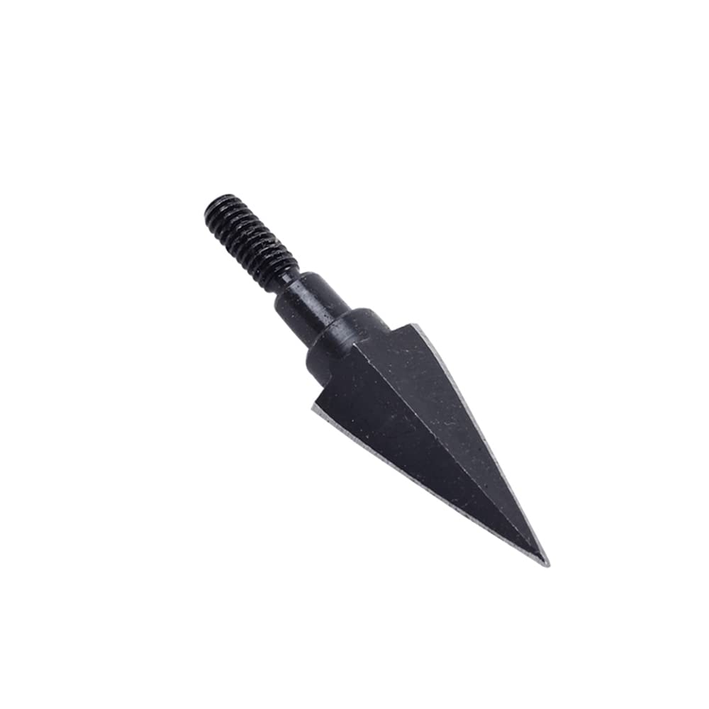 SOPOGER Archery Broadheads 125 Grain Traditional Hunting Broad Heads 3 Blades Screw-in Arrow Heads Arrow Tips for Compound Bow Recurve Bow (6 Pack) (100 Grain-A)