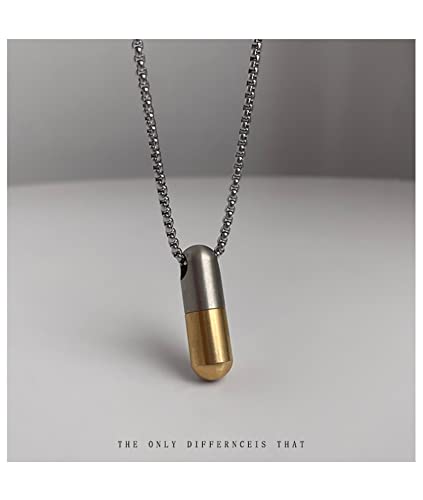 ZMMG Mini Titanium Alloy Package Opener Knife, EDC Tiny 1.2 Inchs Hang on a Necklace or Keychain, Portable Multifunction Tool, Necklace Knife Necklace