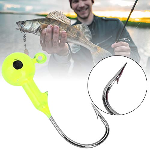 Yeuipea Fish Hook Set, 20PCS Compact Professional High Strength Corrosion Resistance Fish Hook Outdoor Fishing Tool Accessory