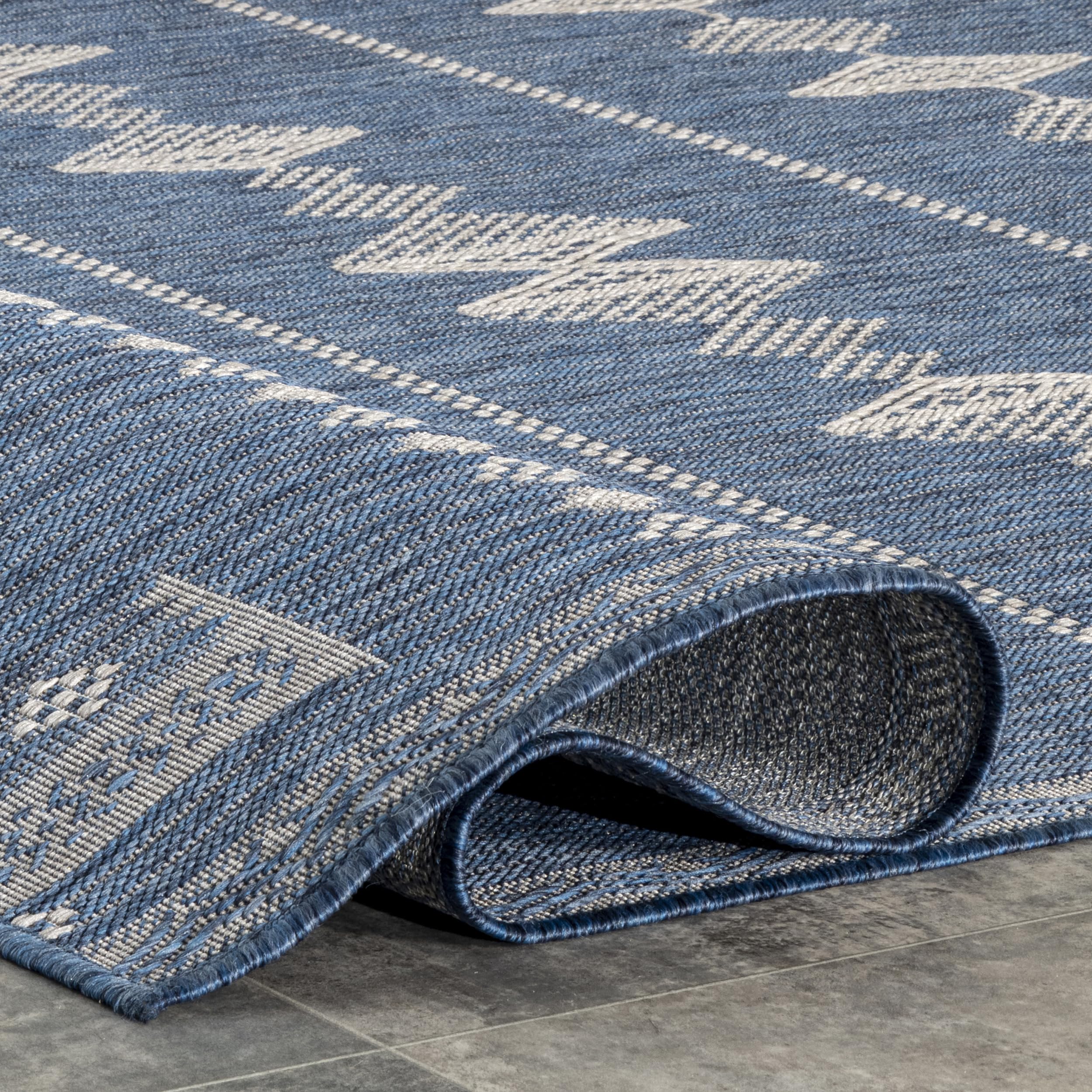 nuLOOM Cari Moroccan Tribal Indoor/Outdoor Area Rug, 7x9, Beige