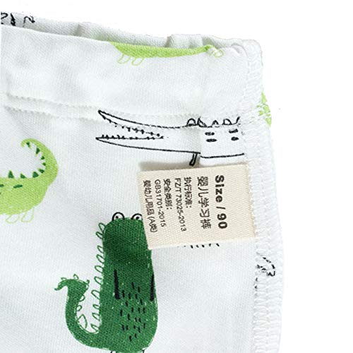 Orinery Waterproof Unisex Baby Training Pants Toddler Boys Girls Cotton Underwear 4 Pack(1-2T, MT-B)