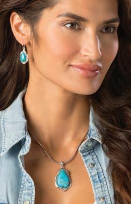 Stauer - Women's Sedona Turquoise Ring & Bracelet (Size 10)