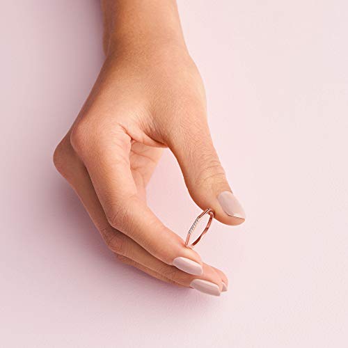 Pandora Jewelry Multifaceted Cubic Zirconia Ring in Rose, Size 6