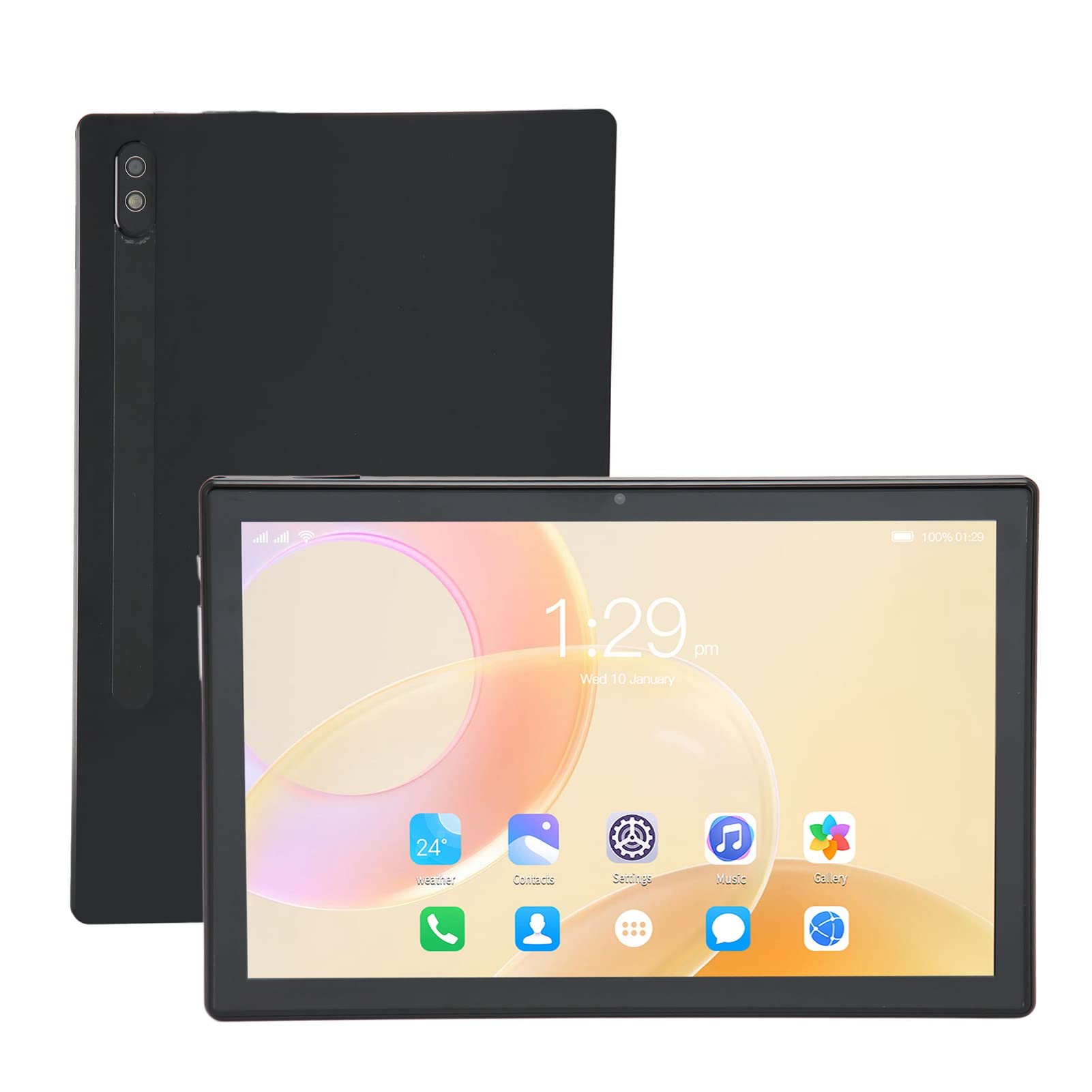 TOPINCN Office Tablet, Dual Camera 10 Inch IPS Tablet PC for Work (US Plug)