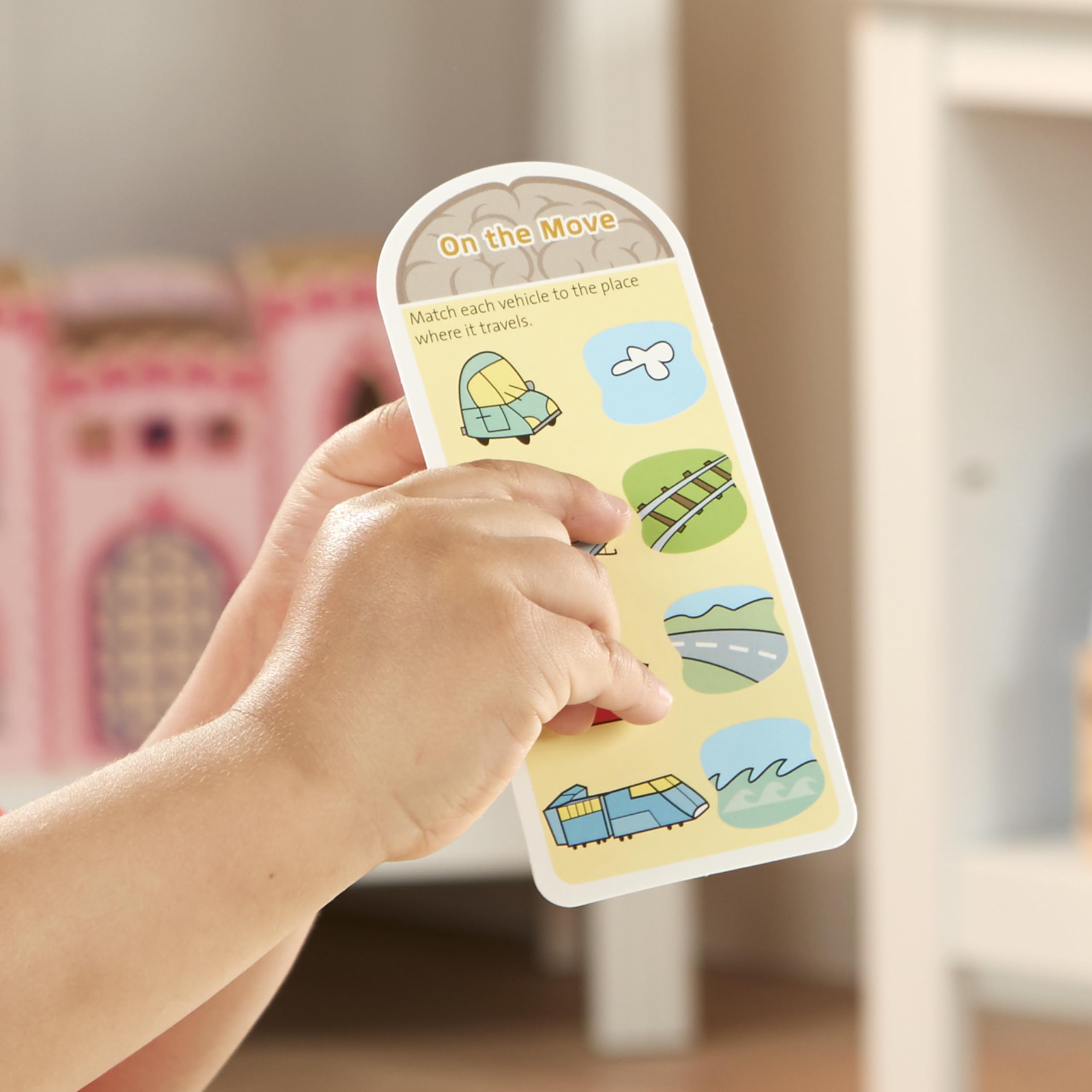 Melissa & Doug Smarty Pants Preschool Card Set Educational Activity With 120 Brain-Building Questions, Puzzles, and Games