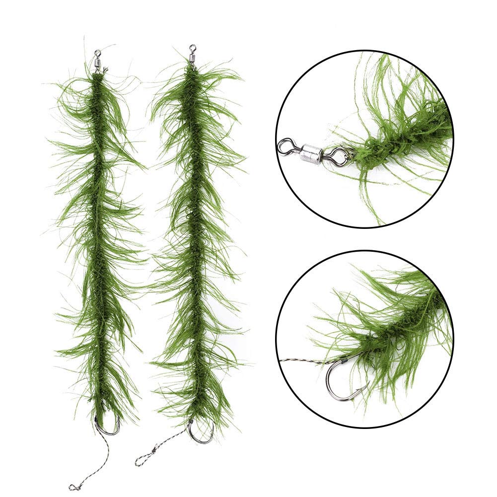 Yuuloo Multifunction Convenient 2set Fish Hook Reusable Incisive Lure Bait Barbed Hooks Kit Accessories Fishing Tools Easy to Clean(6)
