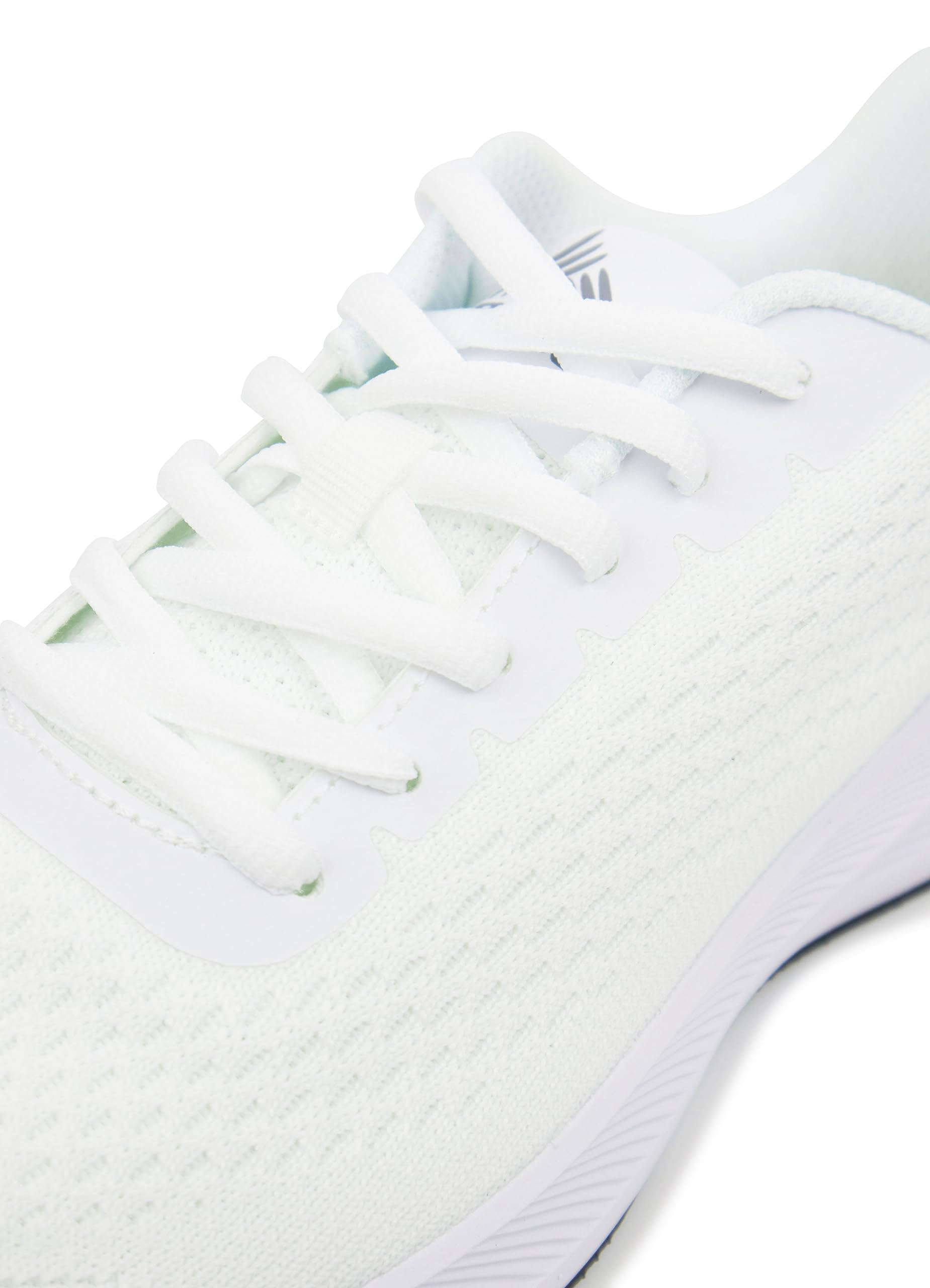 RBX Unisex Adult Athletic Shoe, Lightweight Breathable Knit Mesh Quick Drying Running Shoe, Cushioned Footbed Performance Training Sneaker Unisex Gym Shoe for Men, Women Cool White W6.5 / M5
