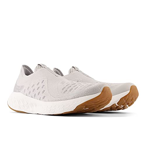 New Balance mens Fresh Foam X 1080 Unlaced V1 Slip-on Running Shoe, Light Aluminum/Silver Mink, 9.5 US