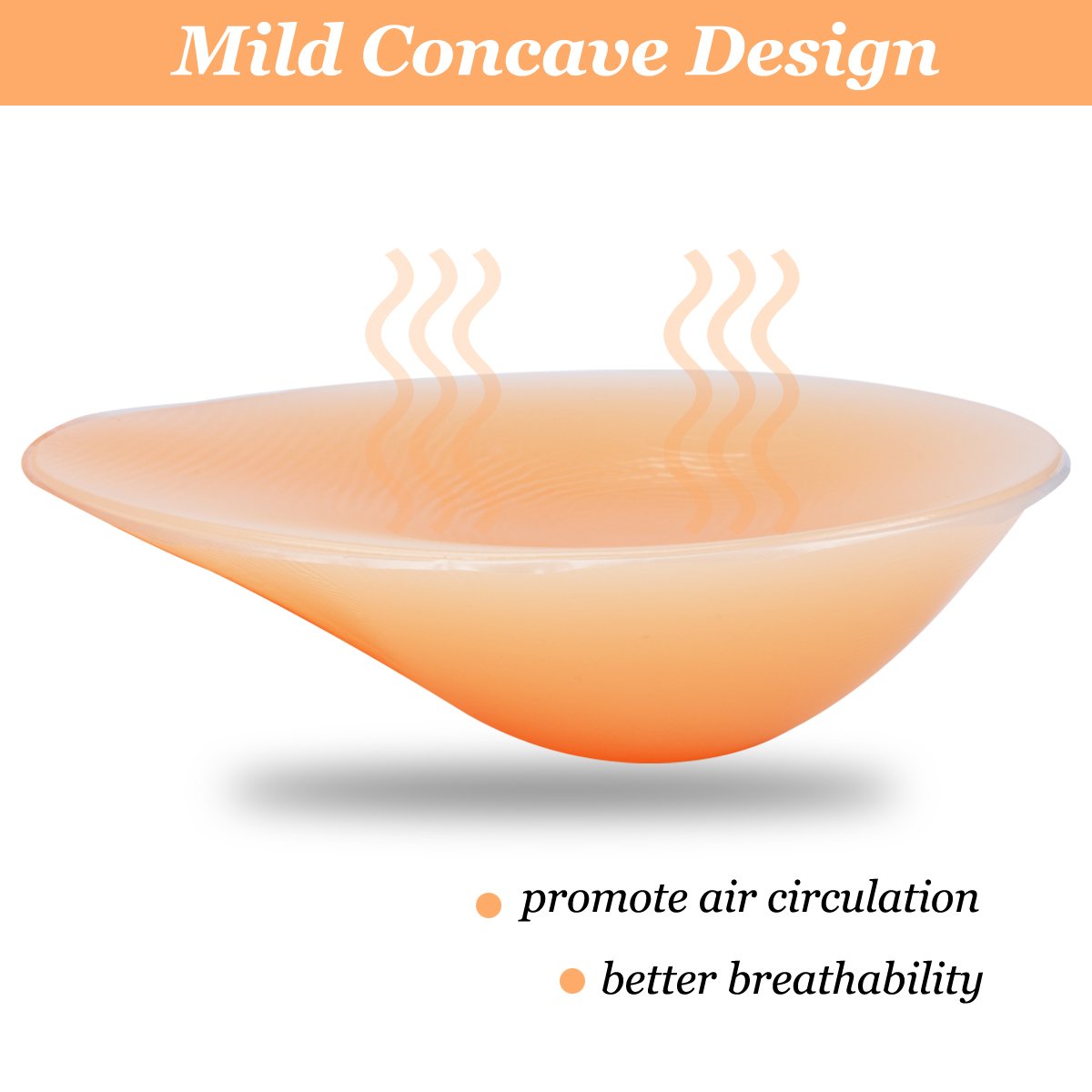 MOOVANT Silicone Breast Forms Mastectomy Prosthesis Silicone Bra Pad Only One Piece