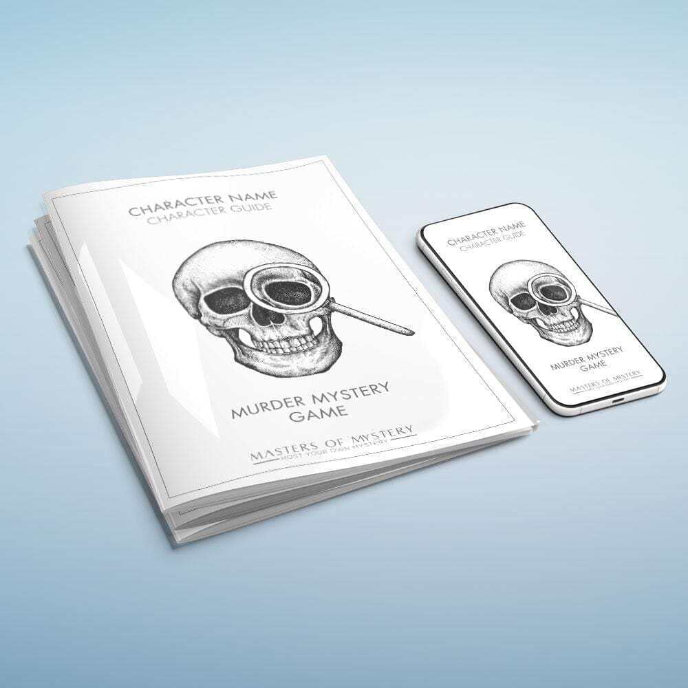 Wild West Cowboy Murder Mystery Host Your Own Party Game Kit | USB Version with Digital/Printable Files Medium English 4-20 Players