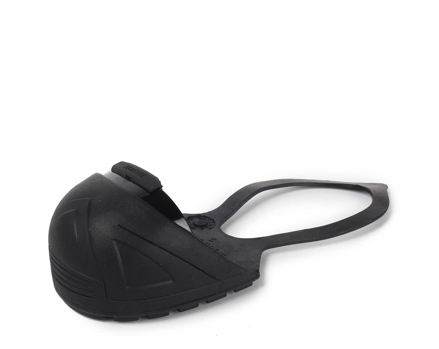 Oshatoes OSH1162-12, Natural Rubber Safety Overshoe with Steel Toe Cap, Black, Size Small (Men's Size 4-7 Womens Size 6-9)