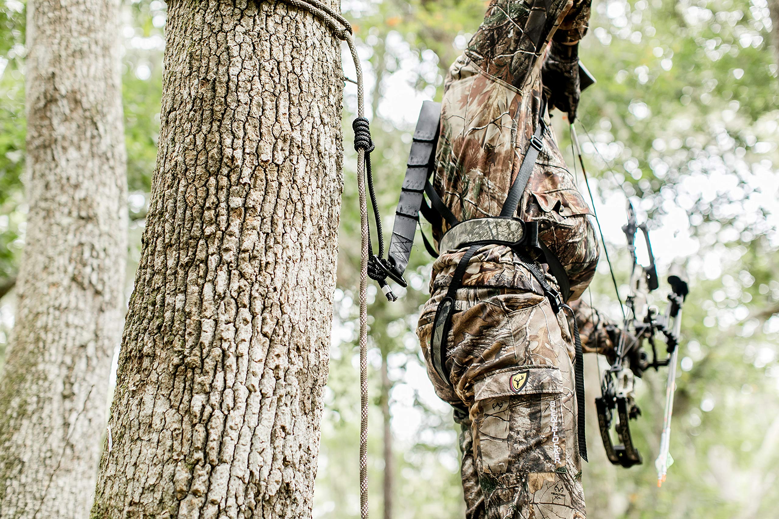 Proven Wild Treestand Safety Rope Lifeline System - 30ft Life Lines for use with Tree Stand Harness. Safety Lifeline Tree Stand Rope. 350 lb Rated Lifeline Rope.
