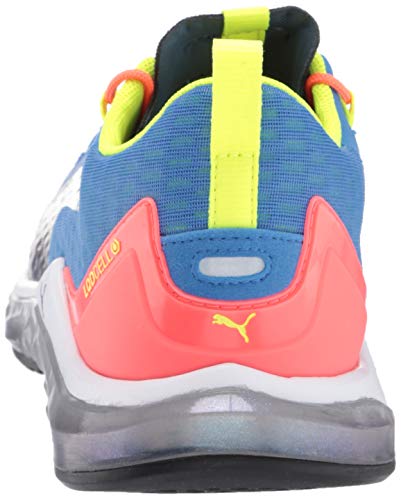 Puma Men's LQDCELL Hydra Sneaker, Palace Blue-Lava Blast-Yellow Alert, 7 M US