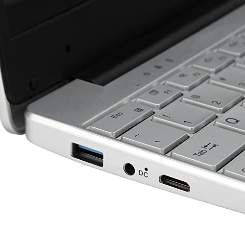 Zyyini Fingerprint Unlock Laptop, 15.6in 12GB RAM128GB ROM WiFi Laptop for Windows 10,Backlit Keyboard with Touchpad and Numeric Keypad,for Daily Use