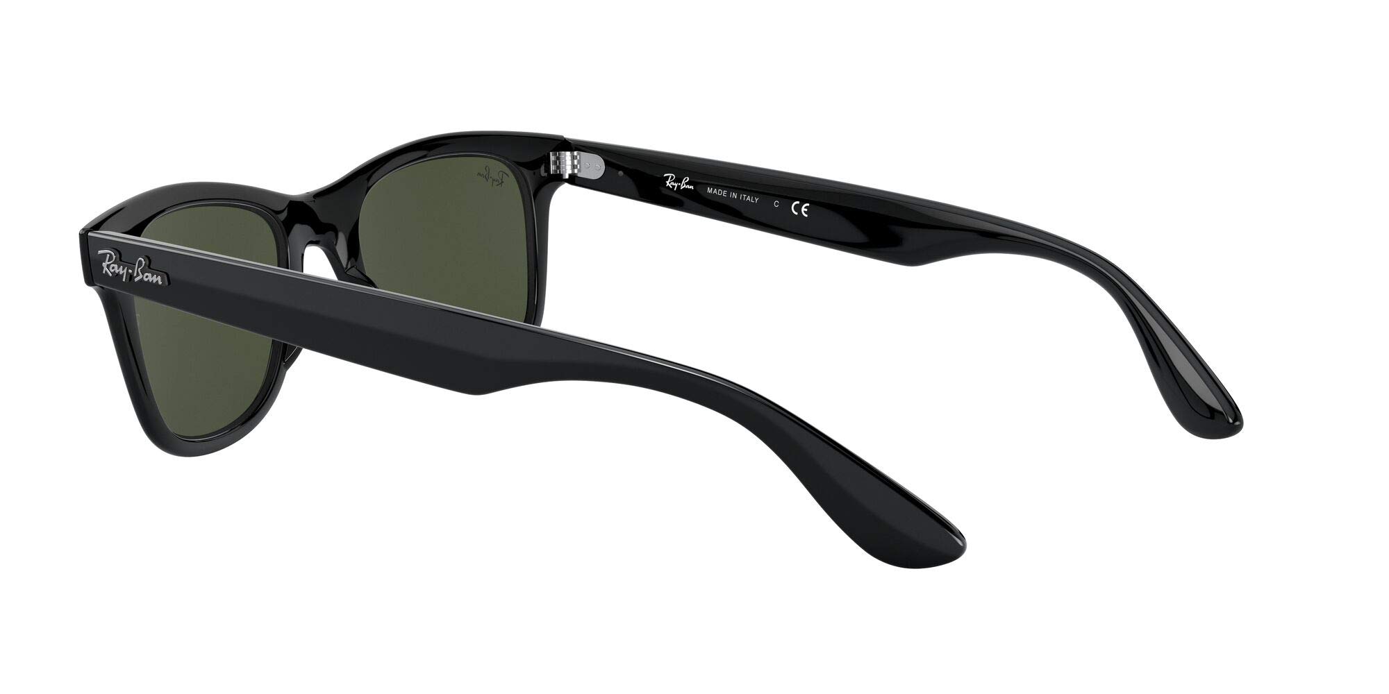 Ray-Ban Rb4640 Square Sunglasses, Black/G-15 Green, 50 mm