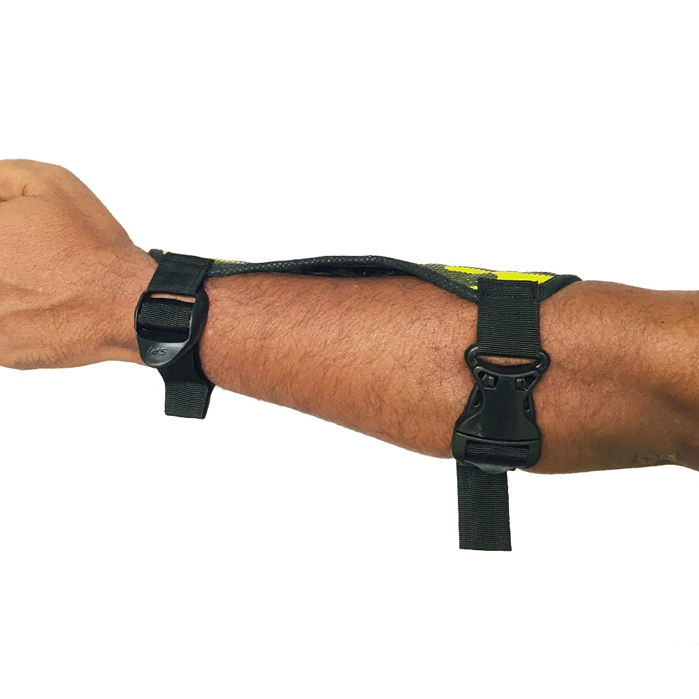 SQL Archery Arm Guard For Men Women & Kids, Artificial Leather, 3 Layer Safety with Hook & Loop Fasteners & Adjustable Clips, Perfect Hold, Arm Guard Forearm Protector, Bracer β (Orange)