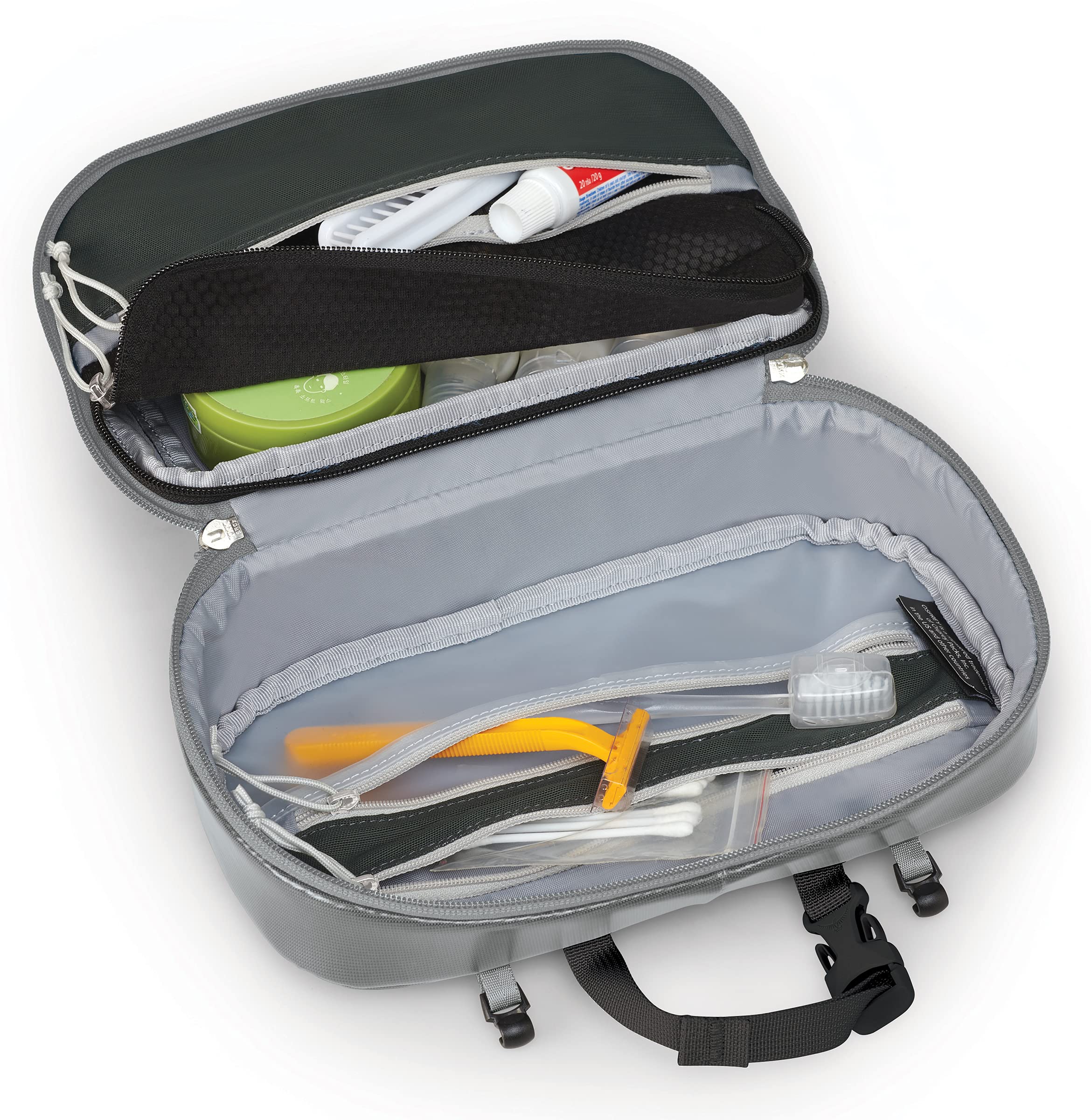 Osprey Transporter Hanging Toiletry Kit, Smoke Grey, One Size
