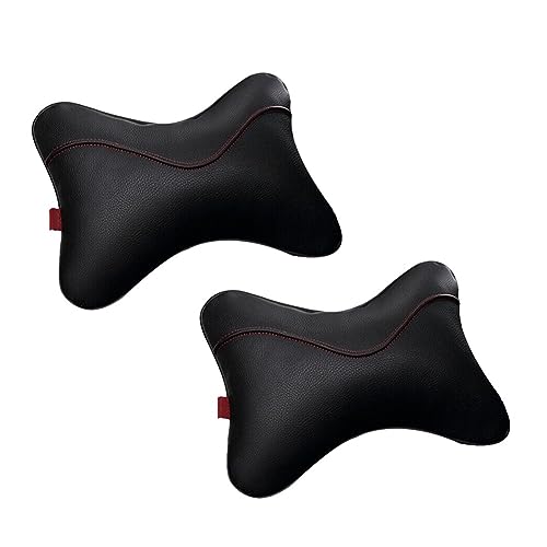 MoreChioce Car Neck Pillows, 2 Pieces Headrest Cushion Neck Support Pillow Travel Head Rest Support Comfortable Ergonomic Design Pillows for Car Seat,Office Chair