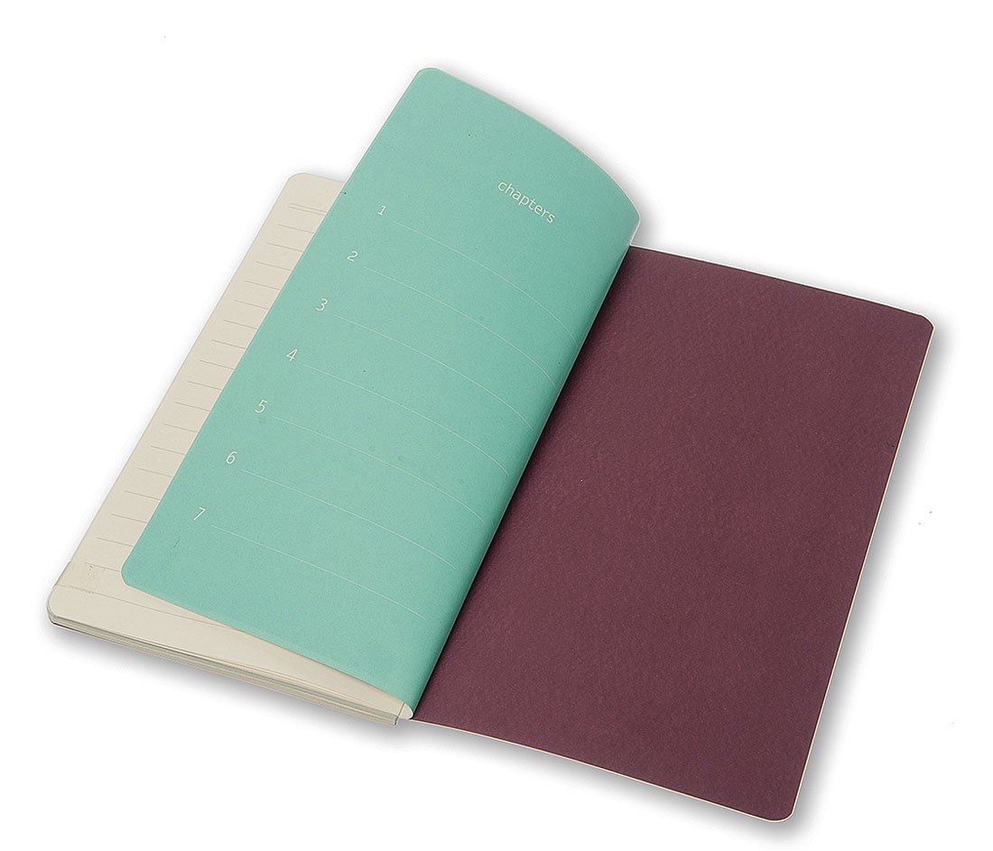 Moleskine Chapters Journal, Slim Large, Dotted, Old Rose, Soft Cover (4.5 x 8.25)