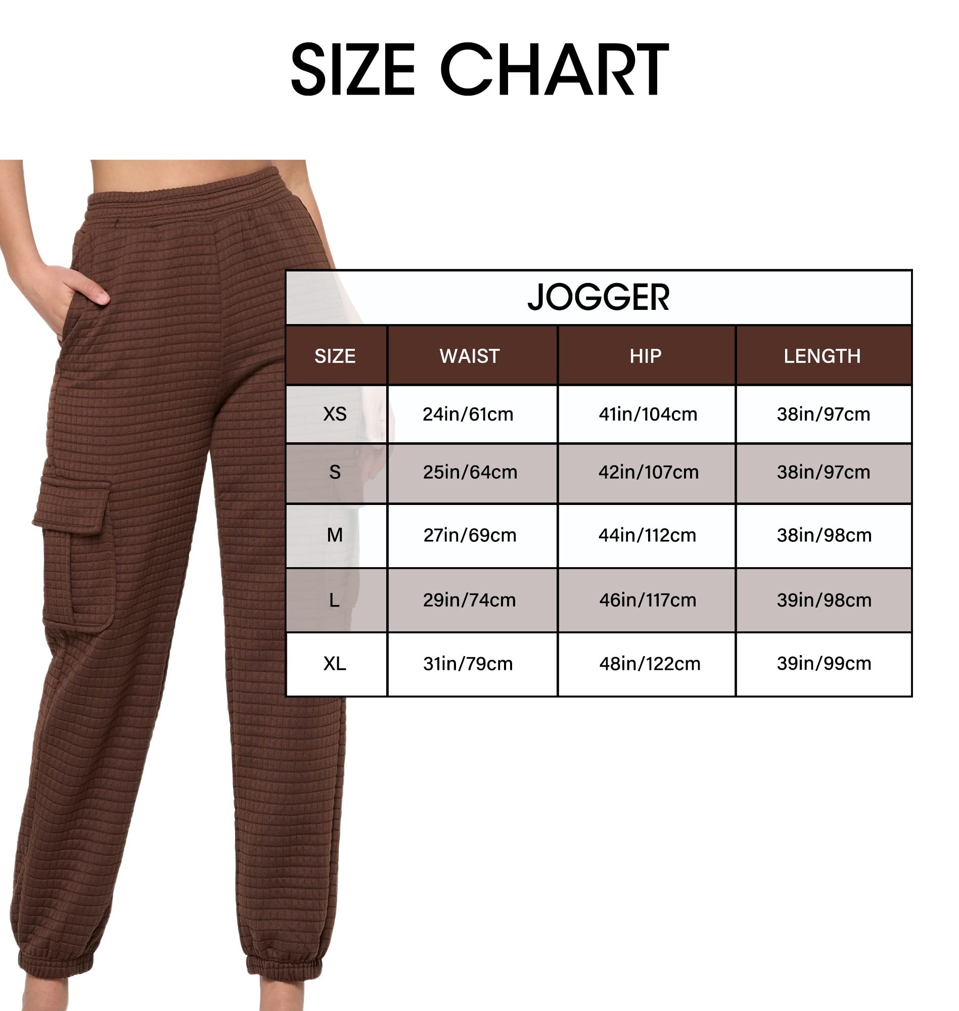 Sweatpants for Women Quilted Cargo Pocket Lightweight Casual Joggers Pants for Lounge and Workout Activities Like Yoga. Black