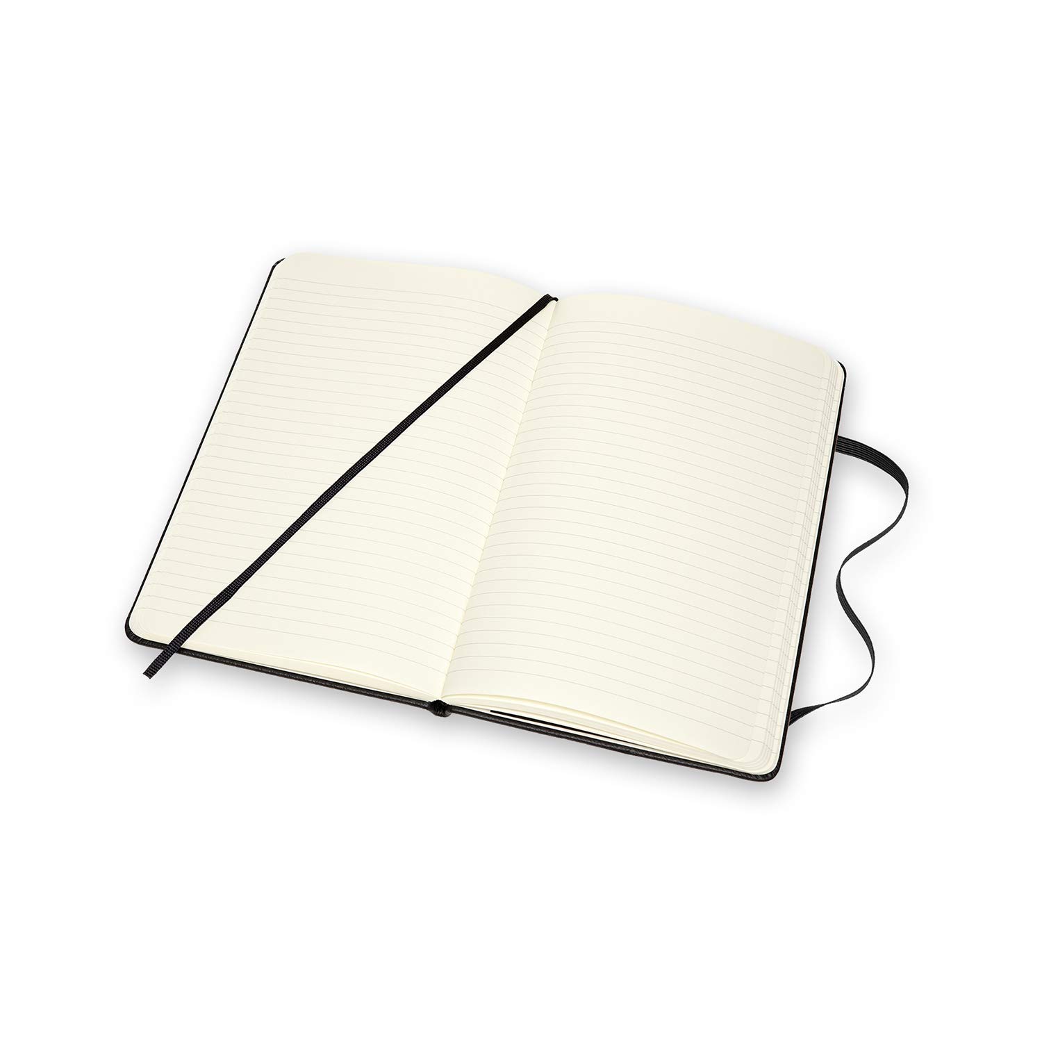 Moleskine Limited Collection Notebook Leather, Large, Ruled, Hard Cover, Open Box, Forget Me Not Blue (5 x 8.25)