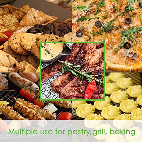 TACGEA Silicone Basting Pastry Brush Heat Resistant, Kitchen Cooking Brushes for Oil, Spread Sauce, BBQ, Baking, Grilling, BPA Free, Set of 3 Gray