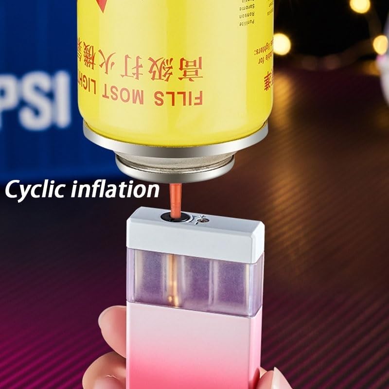 New Gas Lighter, Transparent Gas Window, Reusable, Easy to Carry, Suitable for Jezebel Gifts, Daily Use (Color : C3)