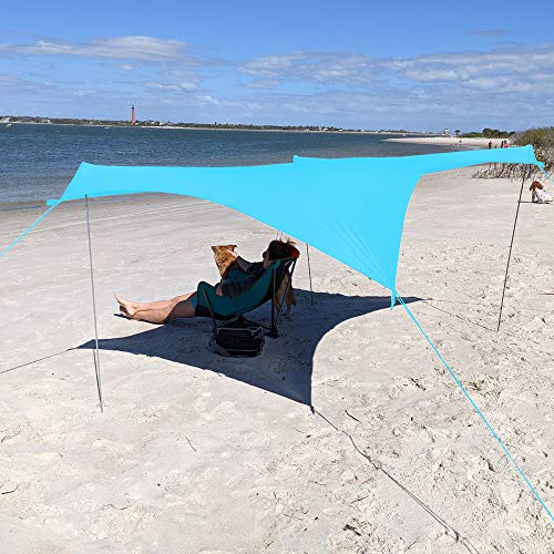 Otentik Beach Sunshade - with Sandbag Anchors - The Original Sunshade Since 2011