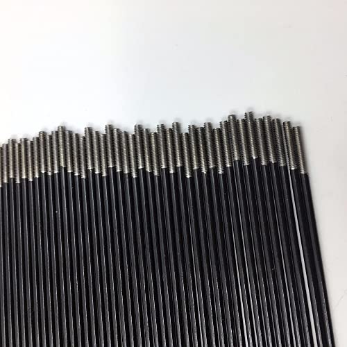 TRENDYBOY 12pcs Straight Pull 14G Bike Spokes Black 2.0mm Diameter 304 Stainless Steel Mountain Bike Spokes (Color : 210 mm)