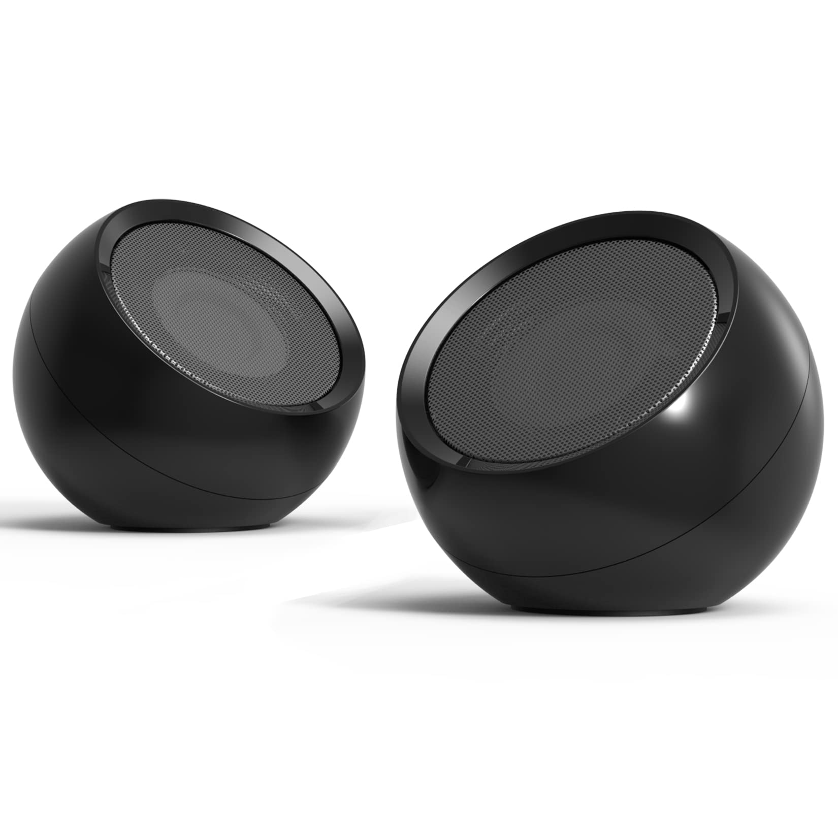 XKX Computer Speakers for Desktop, PC Speakers for Laptop, Small USB-Powered External Speakers with Hi-Fidelity Stereo Sound, Direct Volume Control, Plug-n-Play