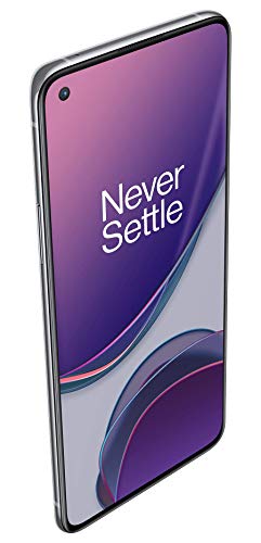 OnePlus 8T 5G Dual-SIM 128GB ROM + 8GB RAM (GSM Only | No CDMA) Factory Unlocked Android Smartphone (Lunar Silver) - International Version