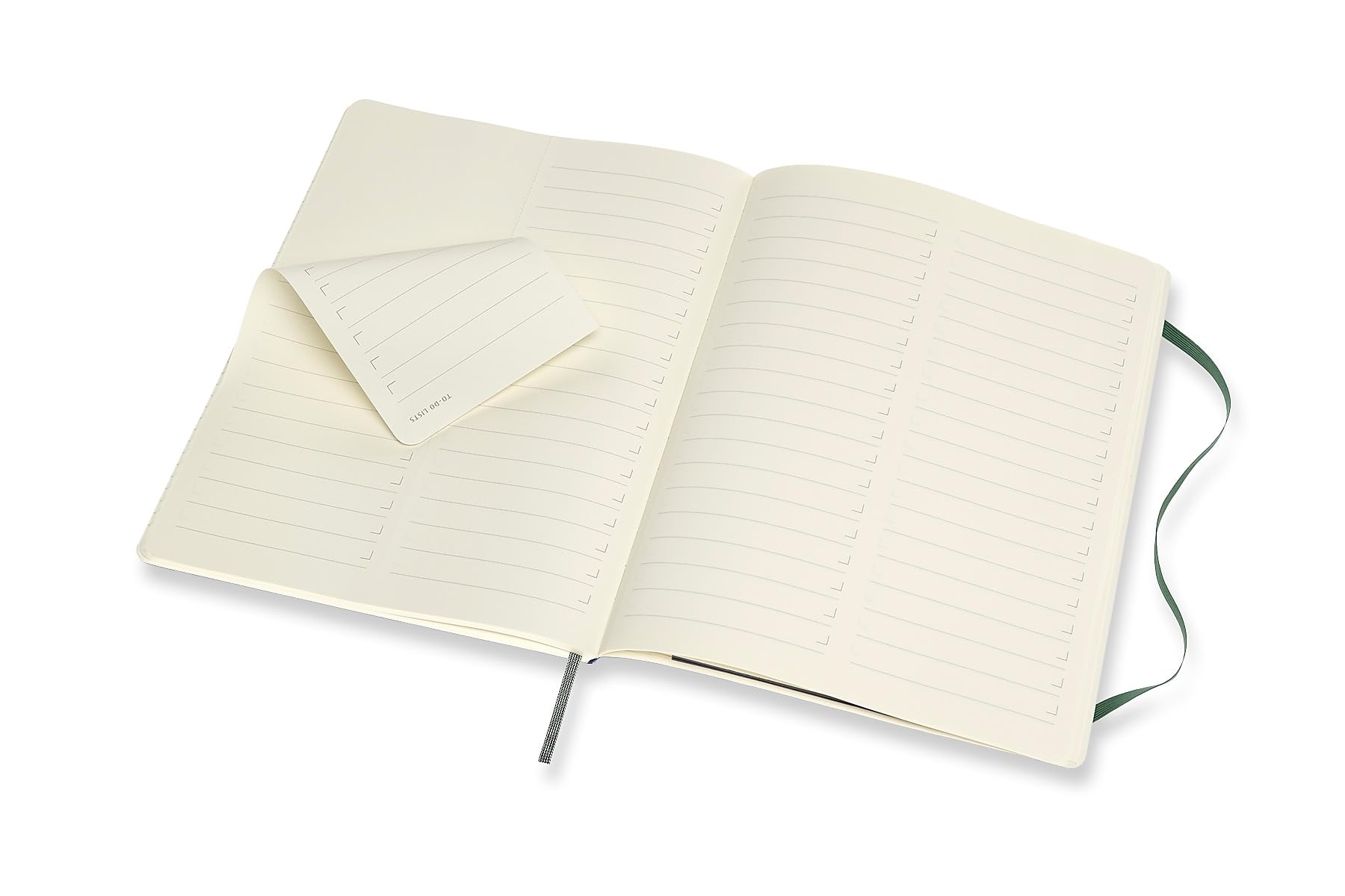 Moleskine PRO Notebook, Soft Cover, XL (7.5" x 9.5") Professional Project Planning, Forest Green, 192 Pages