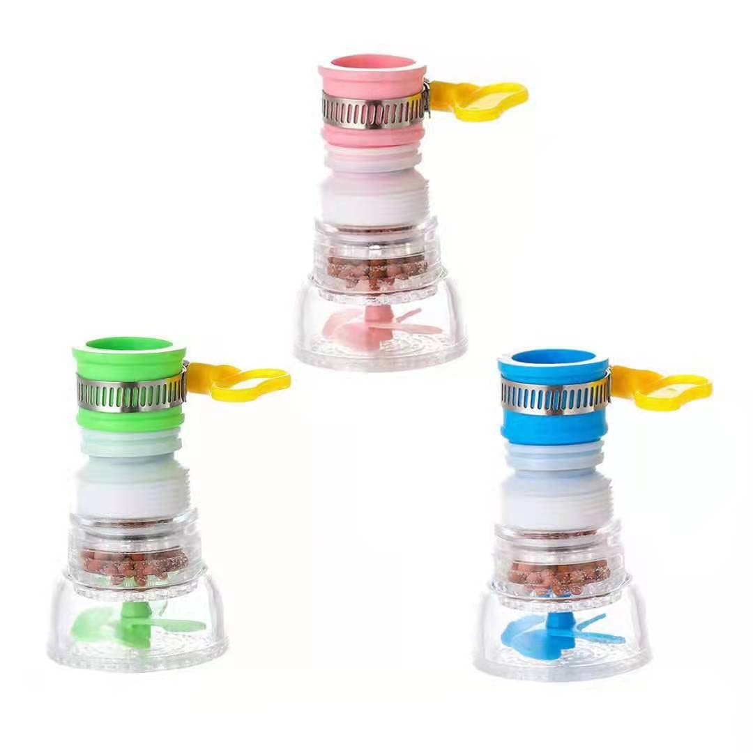 Water Filter Faucet Bathroom Sink - 3Pcs Water Filter for Sink Bathroom Faucet Extender Kitchen Sink Water Filter - 360° Adjustable Shower Head Filter Shower Faucet Handle for Kitchen Accessories