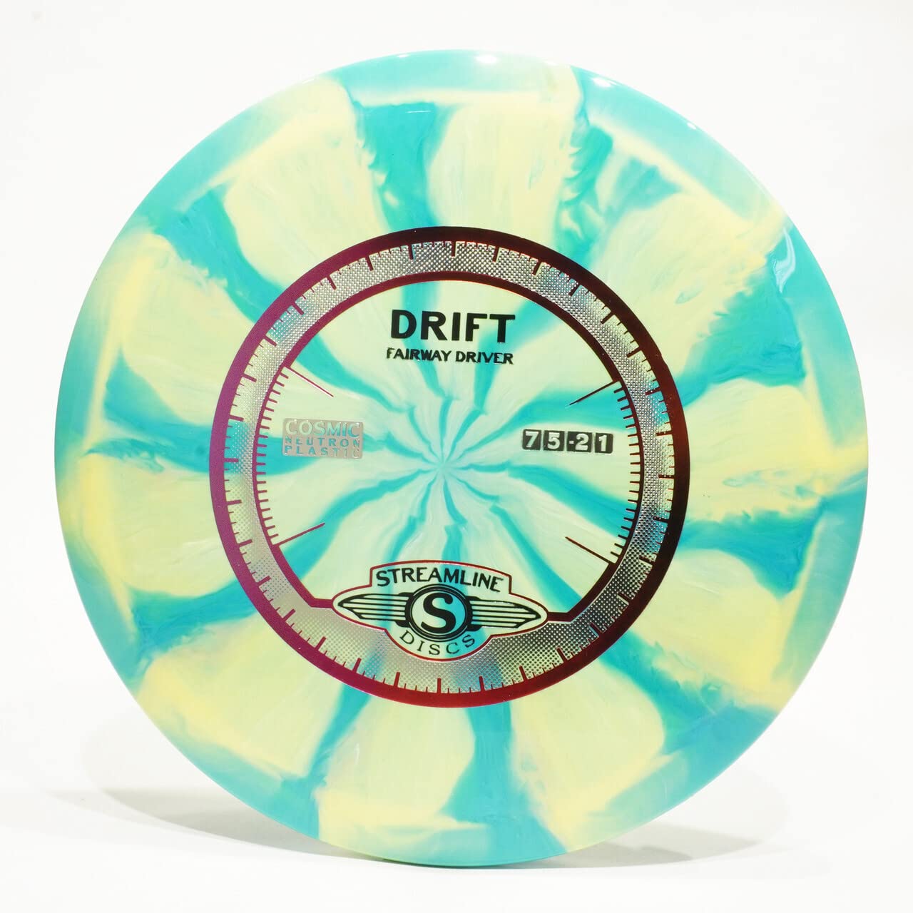Streamline Drift (Cosmic Neutron) Fairway Driver Golf Disc, Pick Color/Weight [Stamp & Exact Color May Vary] Bluish Swirly 167-169 Grams