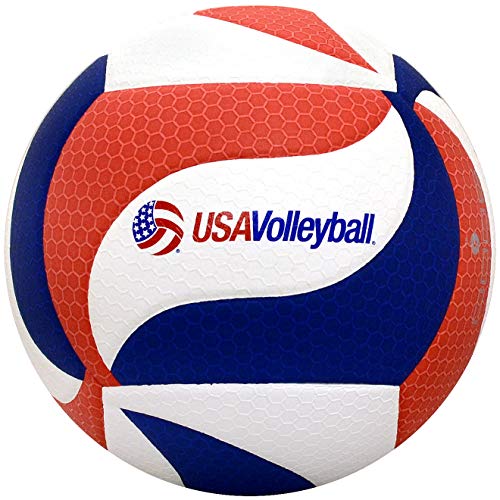 Molten FLISTATEC Volleyball - Official Volleyball of USA Volleyball, Red/White/Blue