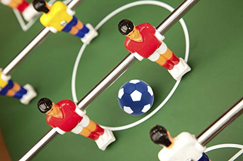 OuMuaMua 9pcs Foosball Table Balls 1.42 Inch Table Soccer Balls for Foosball Tabletop Game Foosball Accessory Replacements Multicolor World Cup Foosball