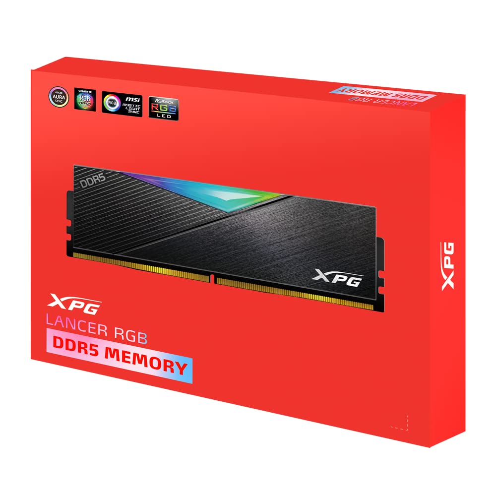 XPG 2TB GAMMIX S70 Blade PCIe Gen4 M.2 2280 Internal Gaming SSD Lancer DDR5 RGB 5200MHz 32GB (2x16GB) Desktop Memory Bundle (AGAMMIXS70B-2T-CS AX5U5200C3816G-DCLARBK)
