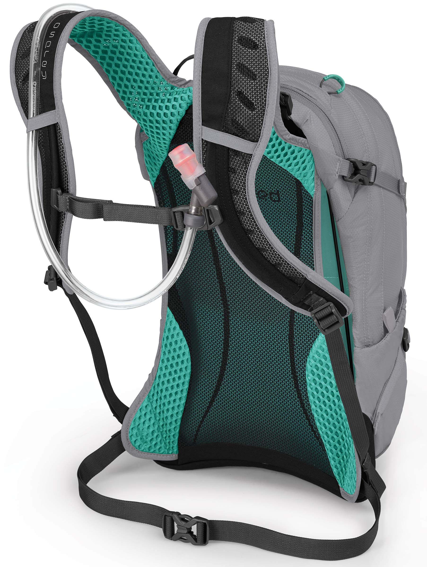 Osprey Sylva 12 Women's Bike Hydration Backpack with Hydraulics Reservoir, Downdraft Grey