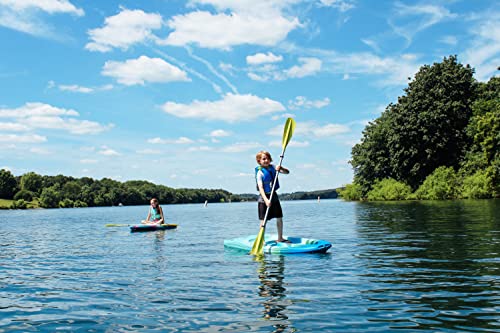 Perception Kayaks Hi Five | Sit on Top Kids Kayak for Kids up to 120 Lbs.| Youth Kayak with Paddle | 6' 6" | Funkadelic