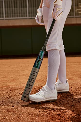 Mizuno Girls Youth Belted Low Rise Fastpitch Softball Pant, Grey, Youth Small
