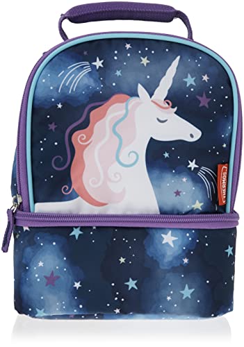 THERMOS Non-Licensed Dual Compartment Lunch Box, Space Unicorn
