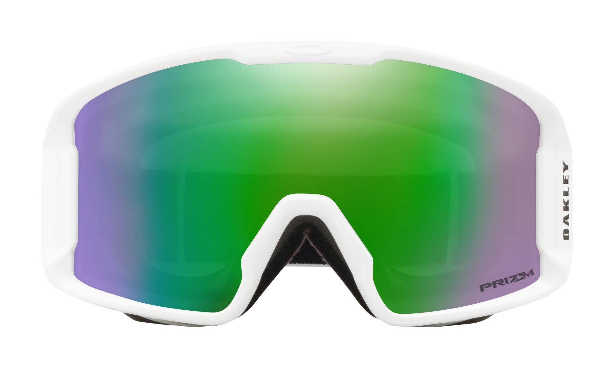 Oakley Line Miner XM Snow Goggles Matte White with Prizm Jade Iridium Lens