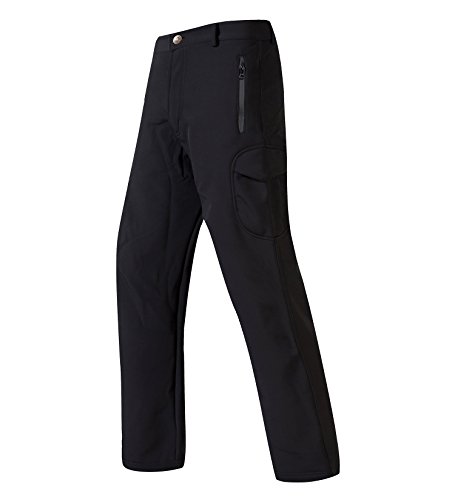 MAGCOMSEN Tactical Pants Men Waterproof Pants Camping Pants Hiking Pants Winter Pants Skiing Pants Snow Pants Black