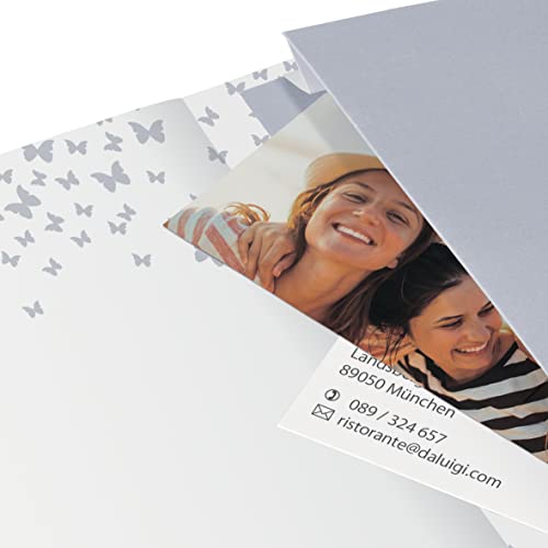 SIGEL J4346 Jolie 2024 Weekly Planner Butterfly Confetti Candy Approx. A6 Hard Cover Elastic Band Pen Loop Pocket 174 Pages FSC Certified Diary