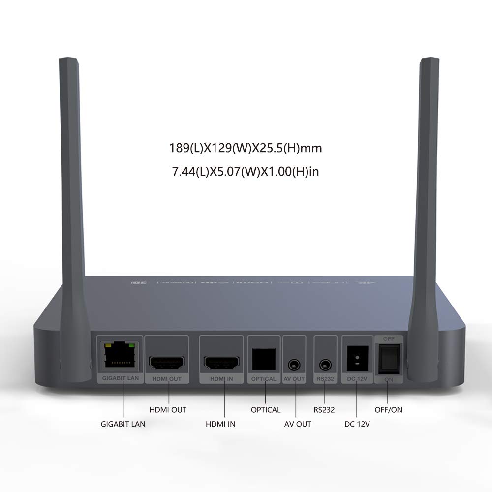 Zidoo Z9X 4K Media Player, Android 9.0 OS 2G+16G DV VS10 Image Quality Engine HDR10+ MKV/Blu-ray 4K HDR Android TV Box