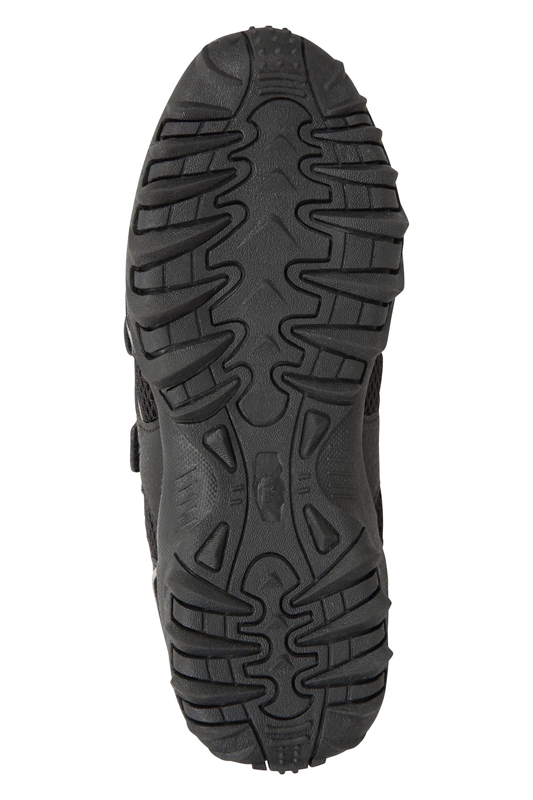 Mountain Warehouse Mars Kids Adaptive Non-Marking Sneakers Black Kids Shoe Size 2 US