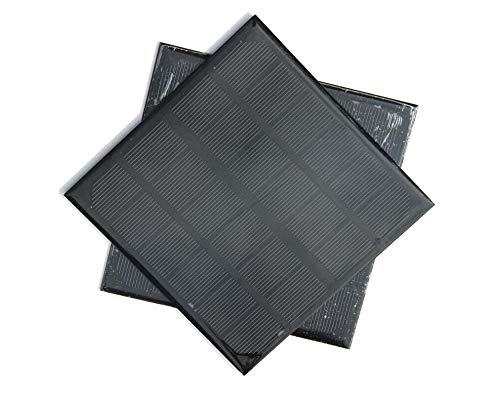 XINI INDUSTRIAL 5pcs 3w 6v 500ma 145x145mm Mini Monocrystalline Silicon Solar Panel Module DIY Polysilicon Solar Epoxy Cell Charger